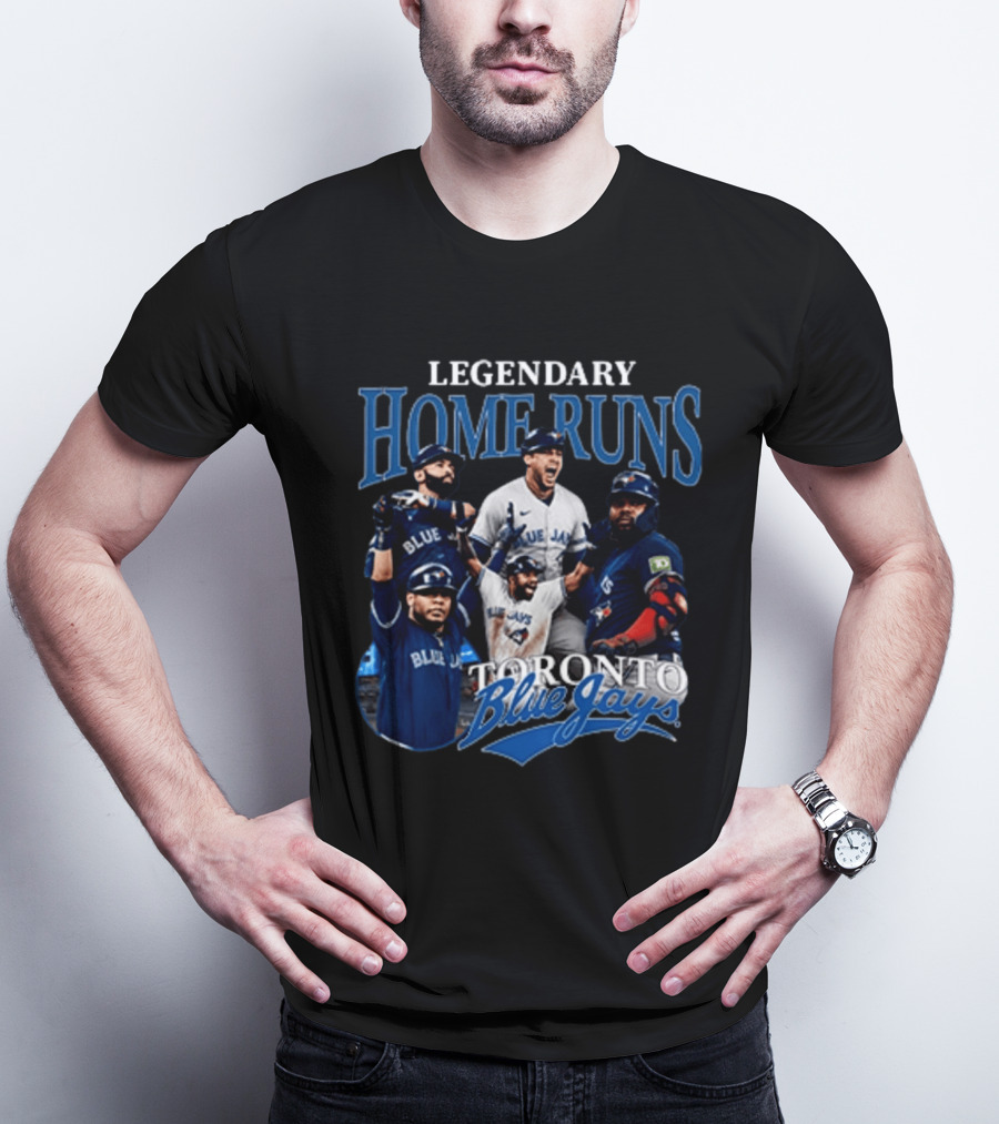 Legendary Home Runs Toronto Blue Jays Blue Jays Baseball Stars T-Shirt