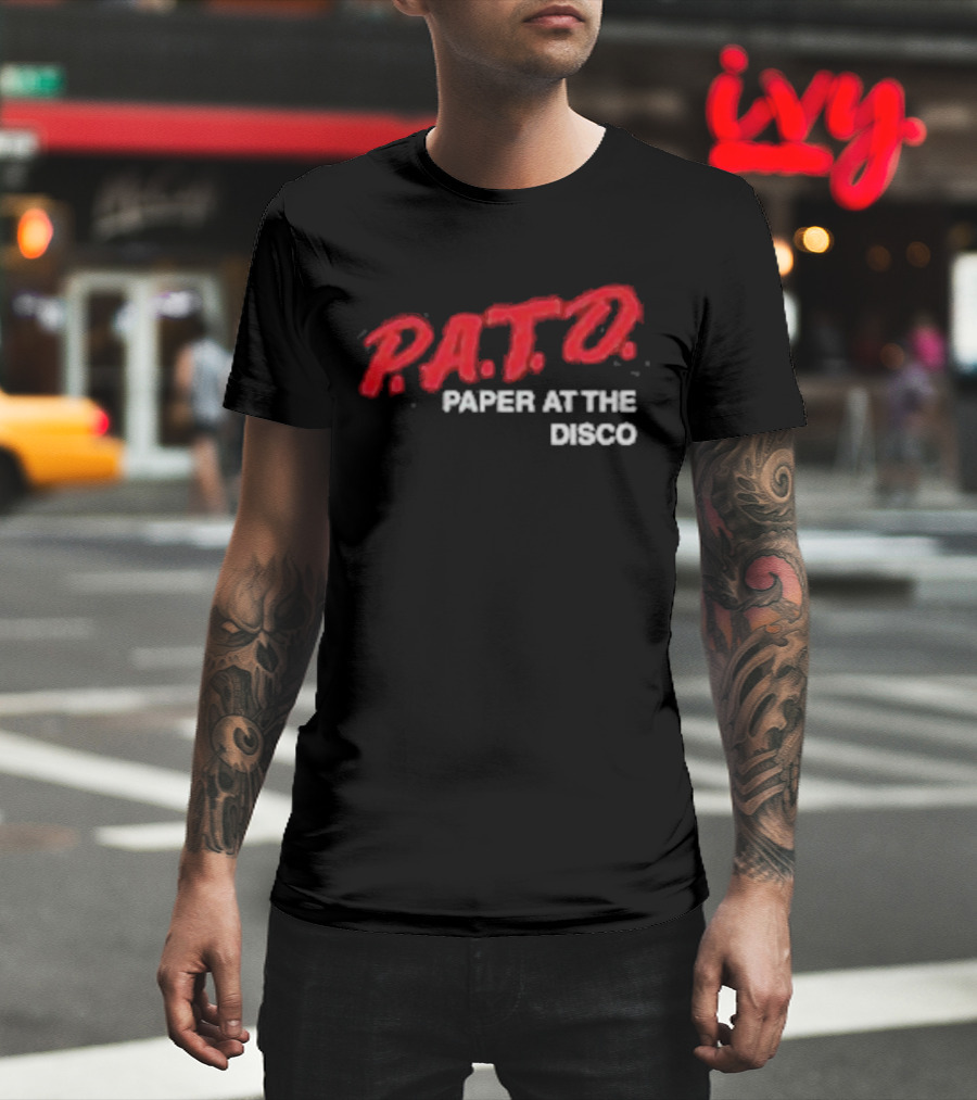 P.A.T.D. Paper At The Disco Bold Red T-Shirt