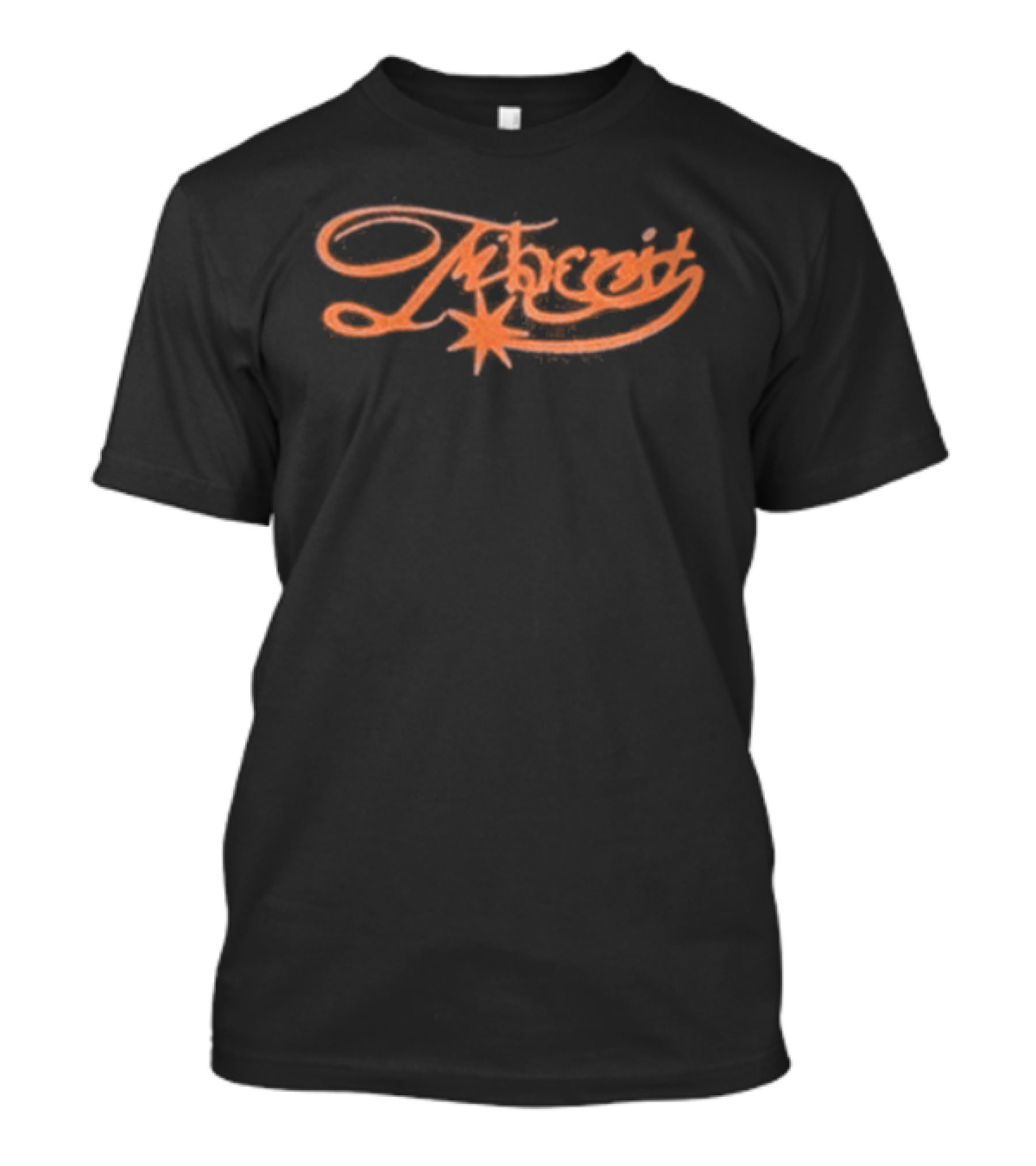 Jiberish Matterhorn Script Logo Orange T-Shirt