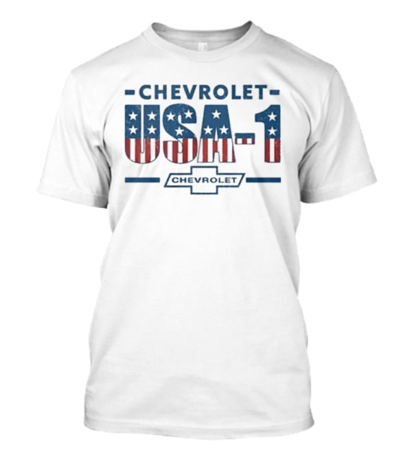 Chevrolet USA 1 American Flag Stars And Stripes T-Shirt