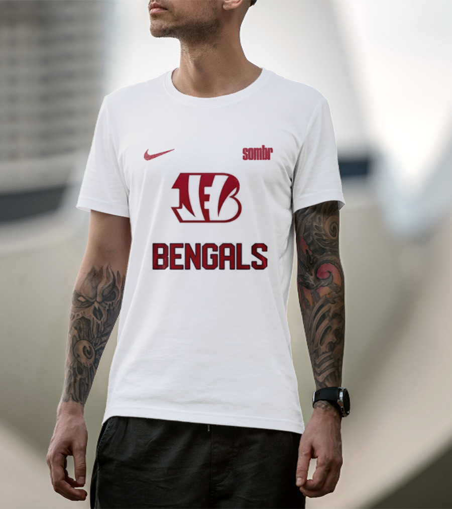 Cincinnati Bengals Nike Sombr The Late Nights And Young Romance Tour T-Shirt