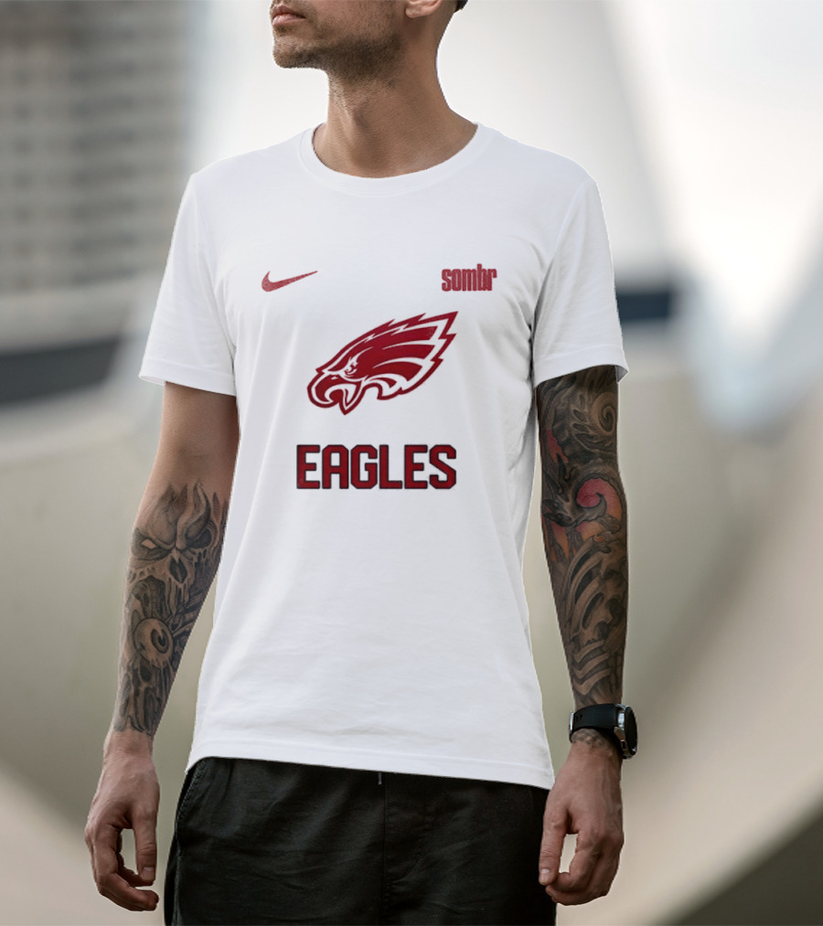 Philadelphia Eagles Sombr Nike Collaboration Late Nights Young Romance Tour T-Shirt