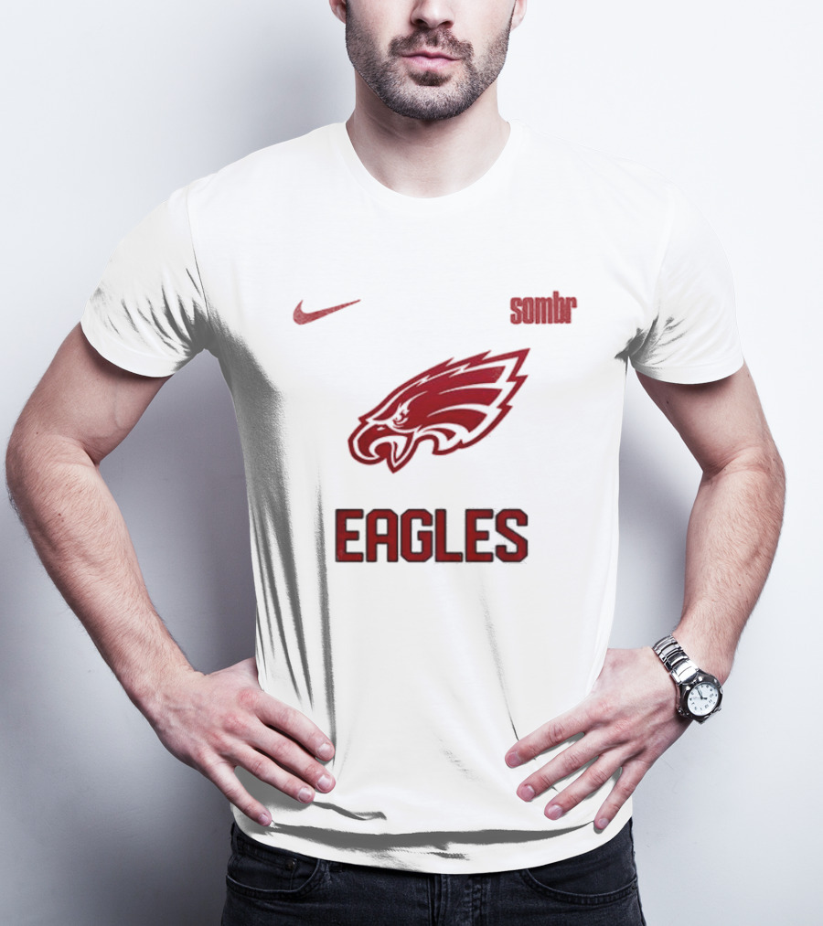 Philadelphia Eagles Sombr Nike Collaboration Late Nights Young Romance Tour T-Shirt