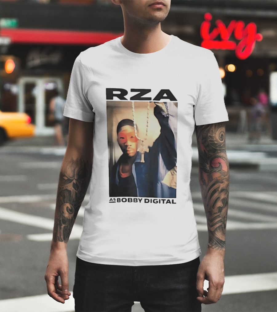 RZA Bobby Digital Mask And Chain T-Shirt