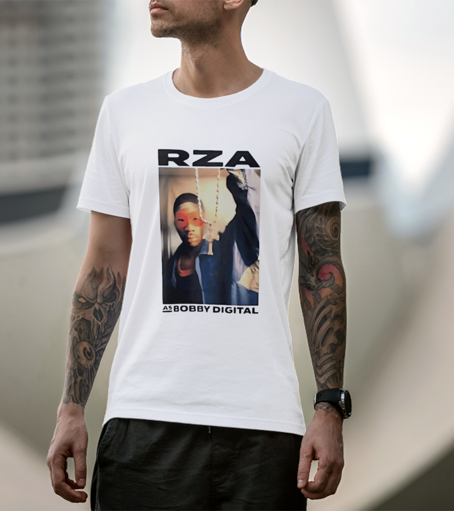 RZA Bobby Digital Mask And Chain T-Shirt