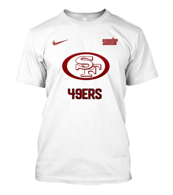 Nike San Francisco 49ers Sombr Collaboration 49ers SF T-Shirt