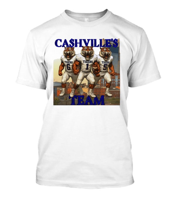 Cashville's Team Tennessee State Tigers Football Trio T-Shirt