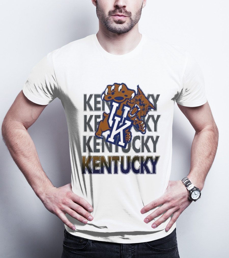 Kentucky Wildcat NCAA Stacked UK Kentucky T-Shirt