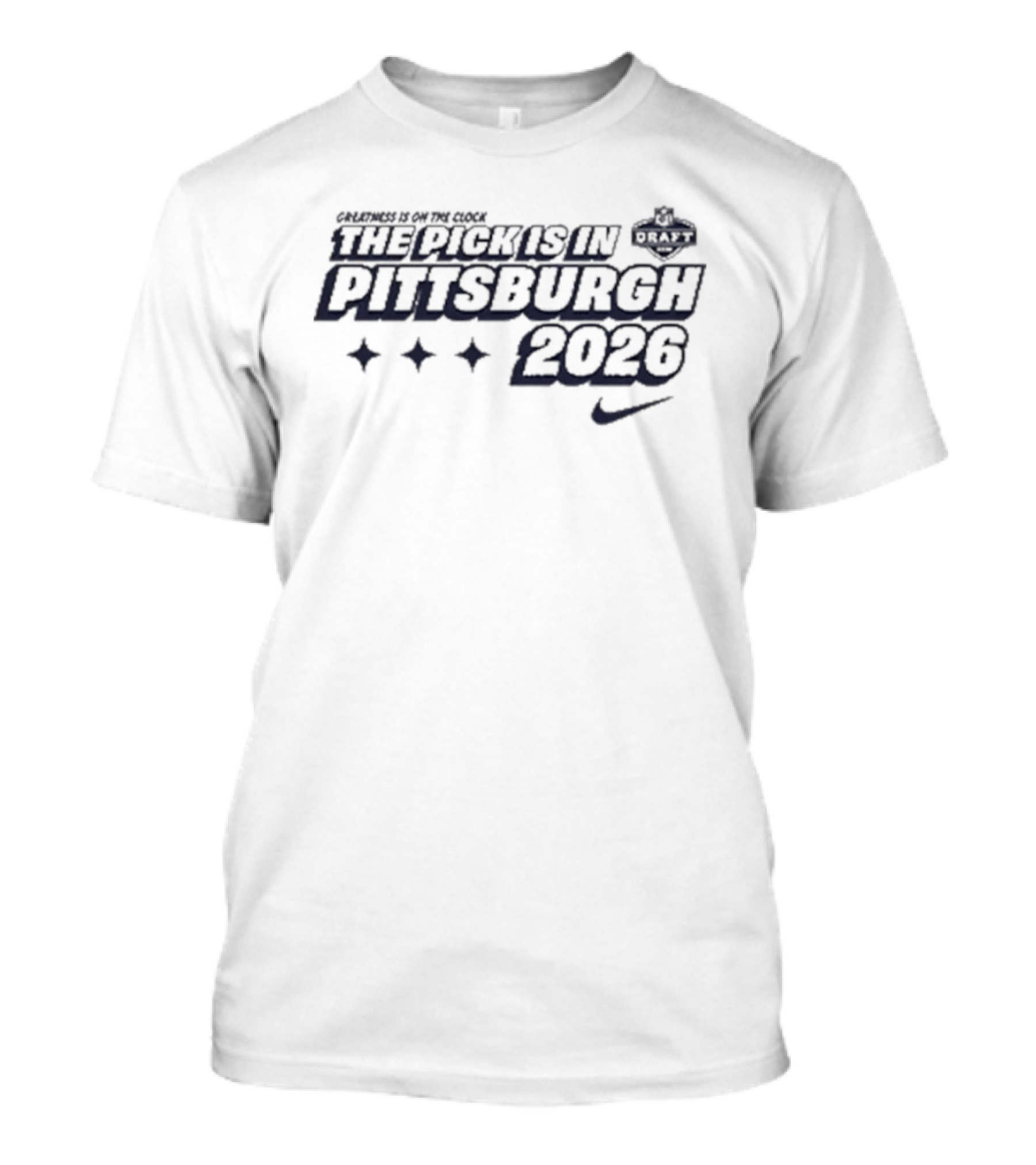 2026 The Pick Is In Pittsburgh Nike Stars T-Shirt