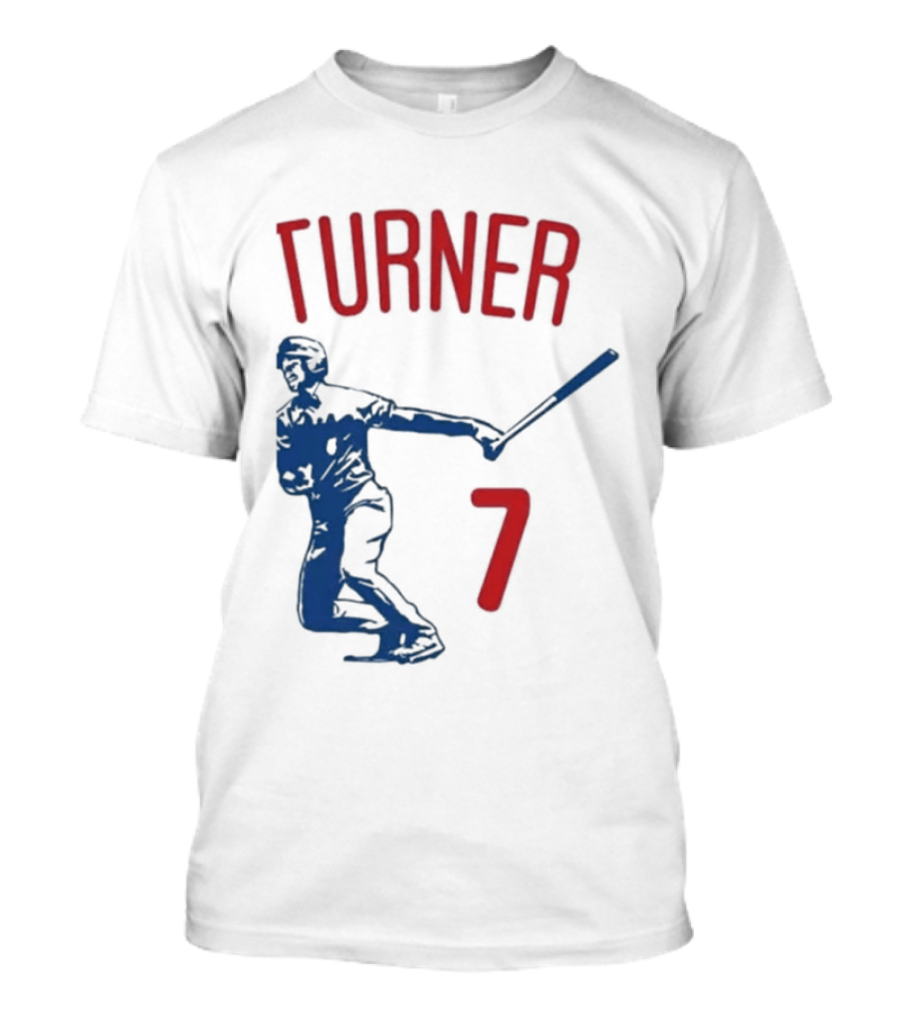 Turner Player 7 Baseball Batter T-Shirt