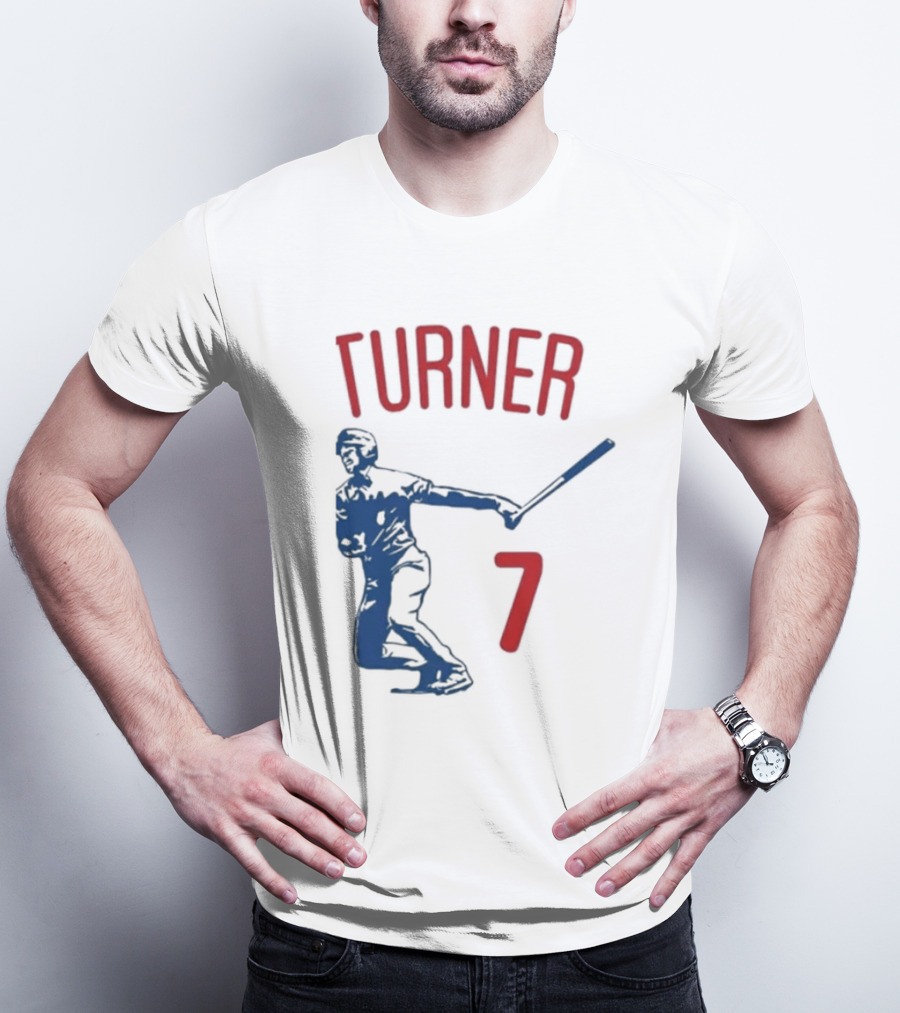 Turner Player 7 Baseball Batter T-Shirt