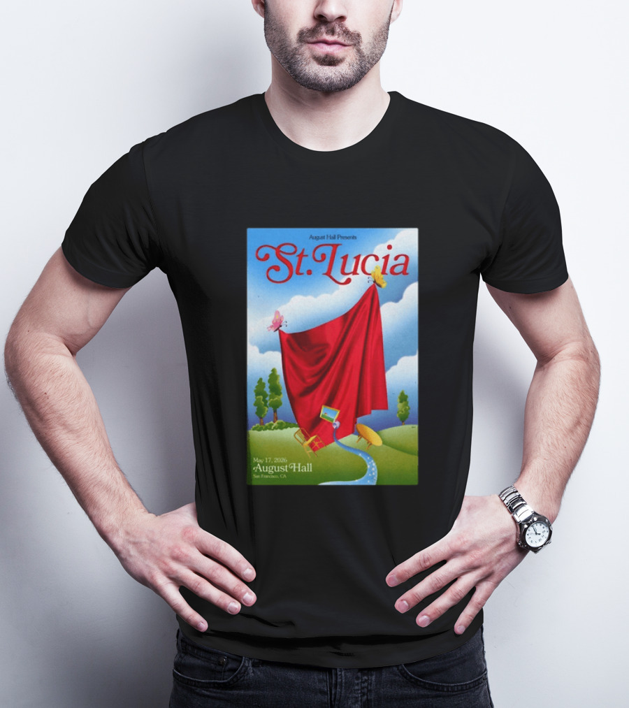 August Hall Presents St. Lucia May 17 2026 San Francisco CA T-Shirt
