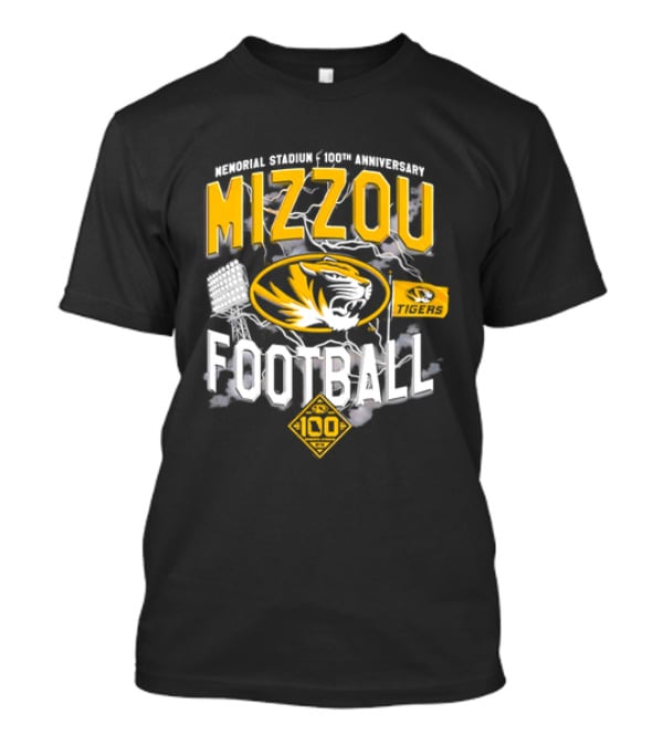 Missouri Tigers Mizzou Football 2026 Memorial Stadium 100th Anniversary T-Shirt