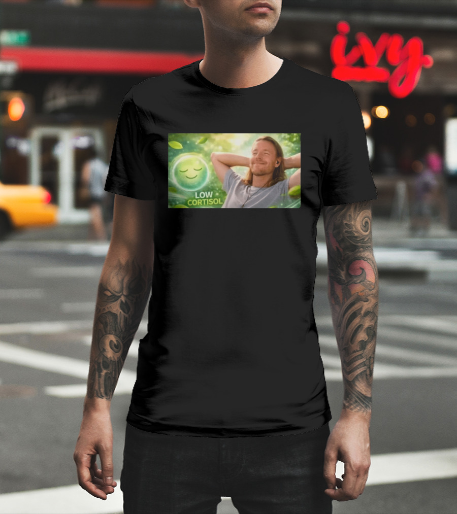Low Cortisol Goatis 2026 Stress Free Relaxation T-Shirt