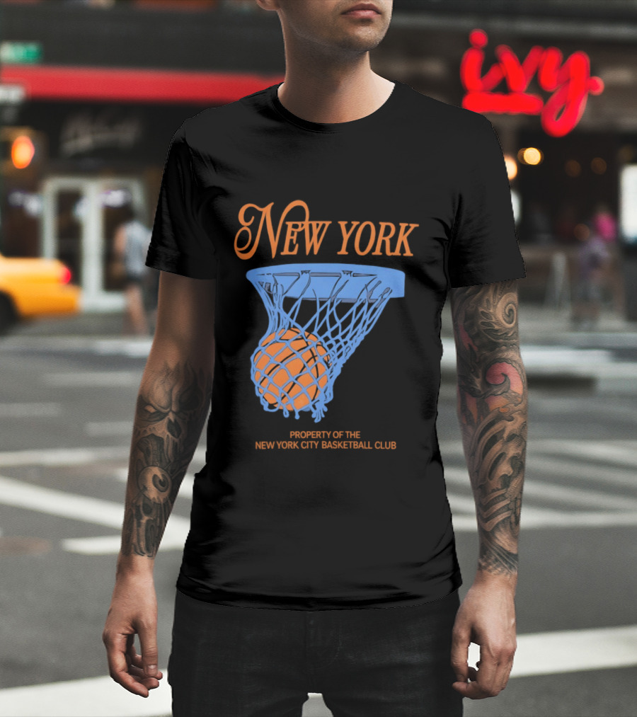 New York Basketball Property Of The New York City Basketball Club T-Shirt