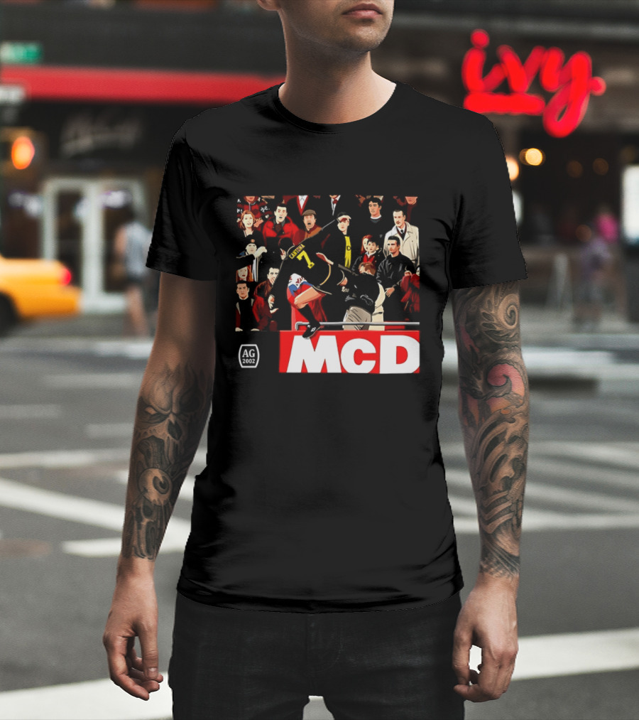 Oh Ah Kung Fu Cantona Kick Crowd Scene MCD T-Shirt