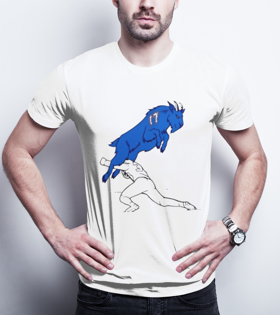 Buffalo Bills Jumping Goat Football T-Shirt