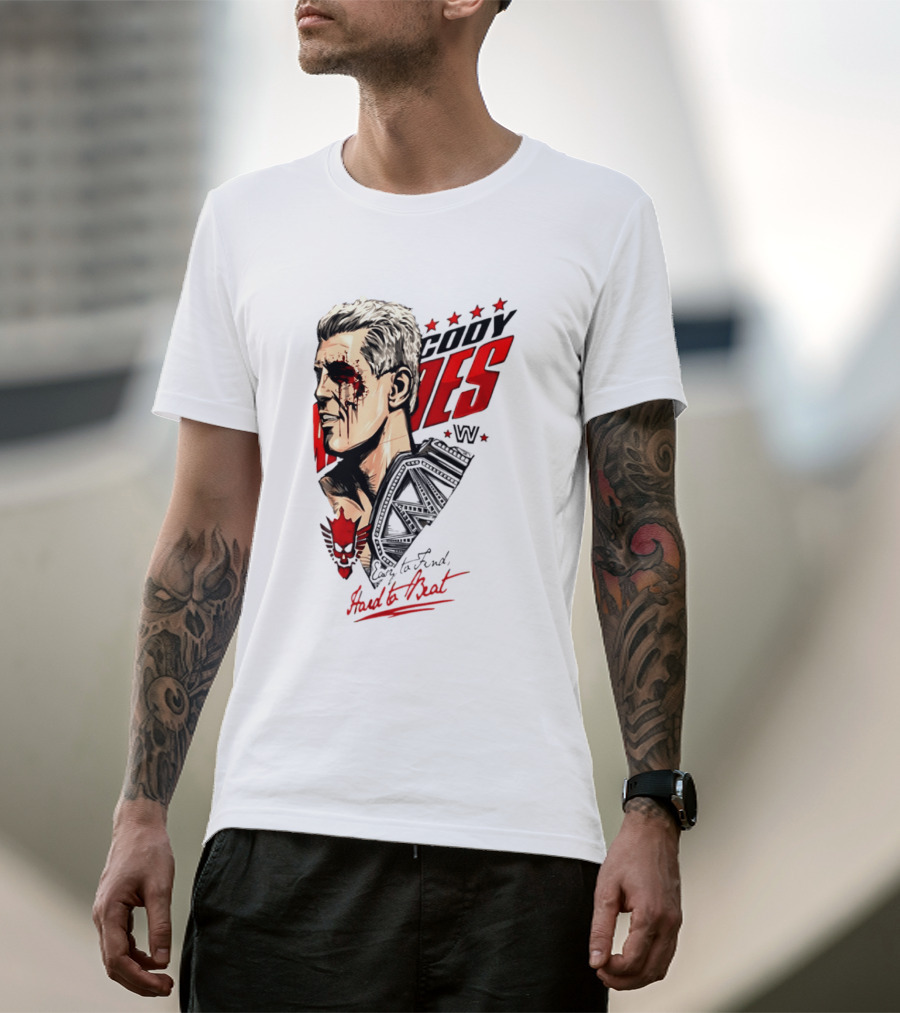 Cody Rhodes WWE Easy To Find Hard To Beat T-Shirt