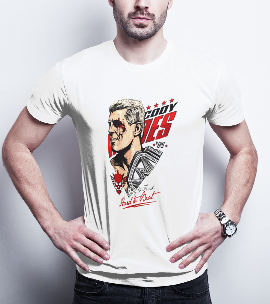 Cody Rhodes WWE Easy To Find Hard To Beat T-Shirt