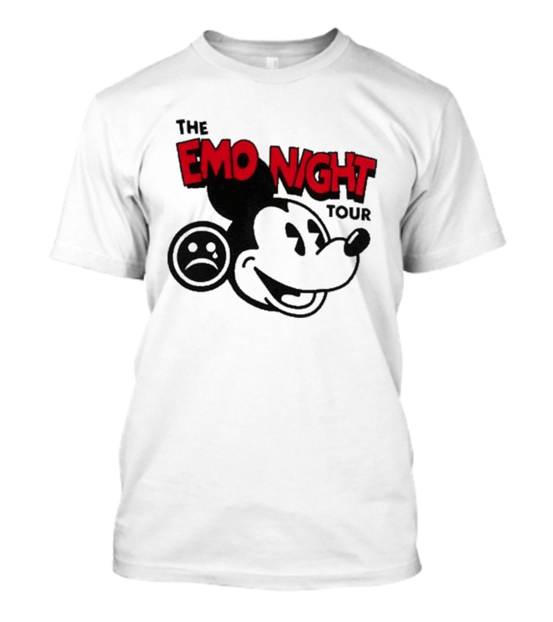 The Emo Night Tour Mouse Sad Face T-Shirt