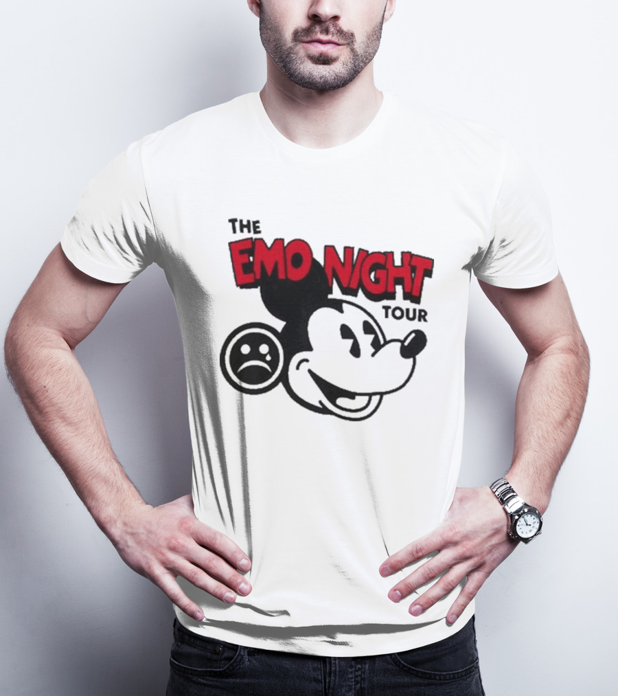The Emo Night Tour Mouse Sad Face T-Shirt