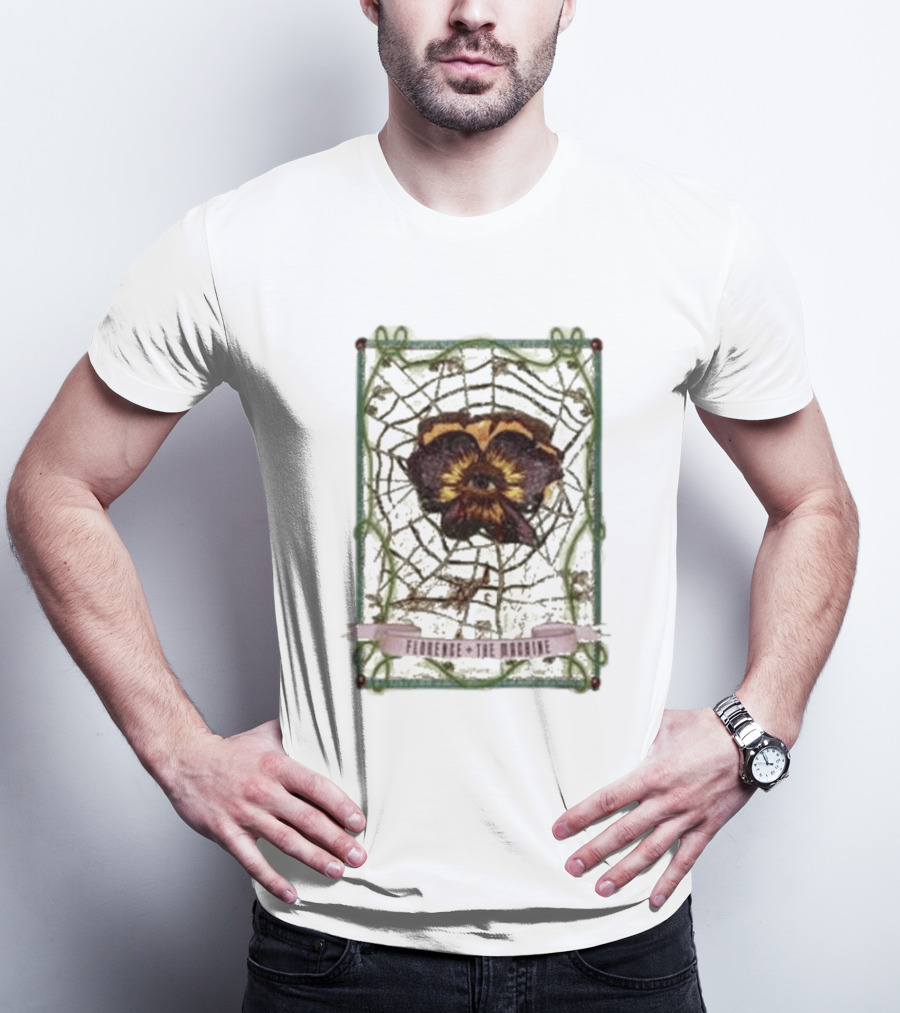 Florence And The Machine Flower Spider Web T-Shirt