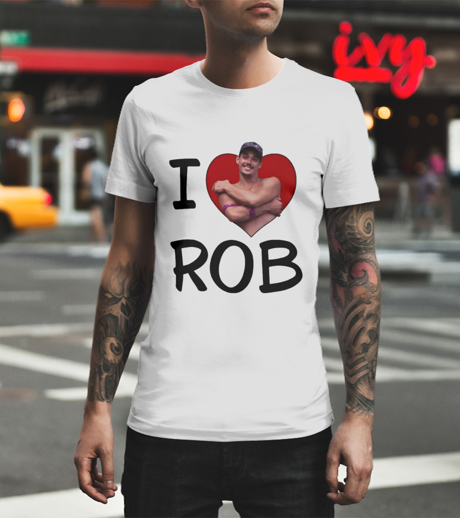 I Heart Rob Boston Rob Mariano Hugging Image T-Shirt