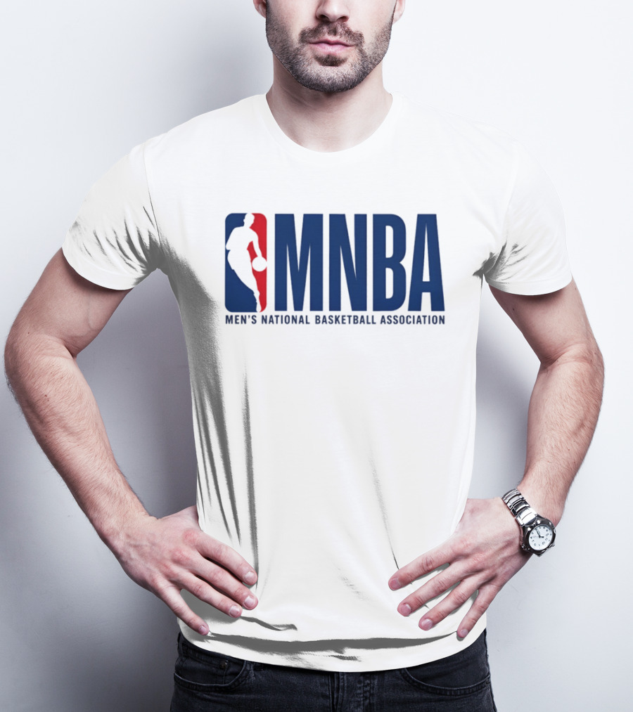 MNBA Men's National Basketball Association Bold Sportswear T-Shirt
