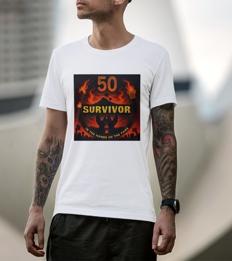 Survivor 50 Season Outwit Outplay Outlast In The Hands Of The Fans T-Shirt
