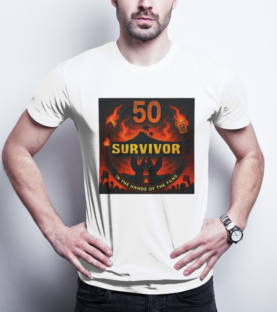 Survivor 50 Season Outwit Outplay Outlast In The Hands Of The Fans T-Shirt