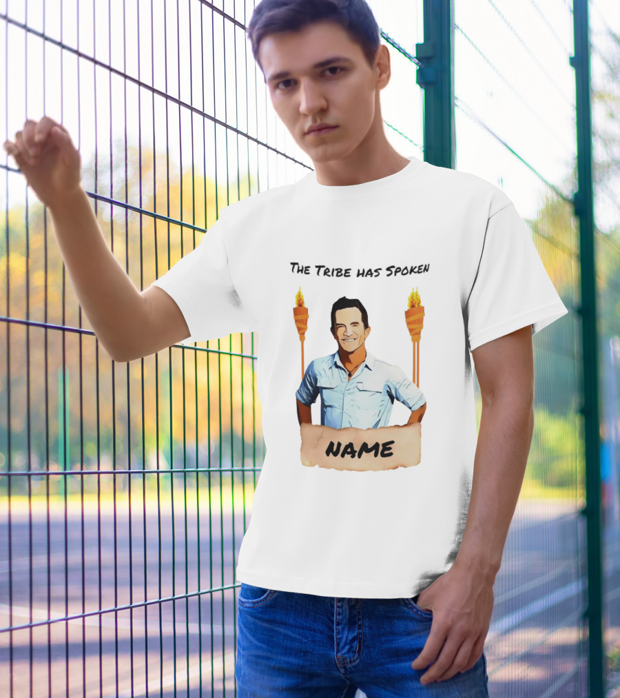 The Tribe Has Spoken Survivor Fire Torches Name T-Shirt