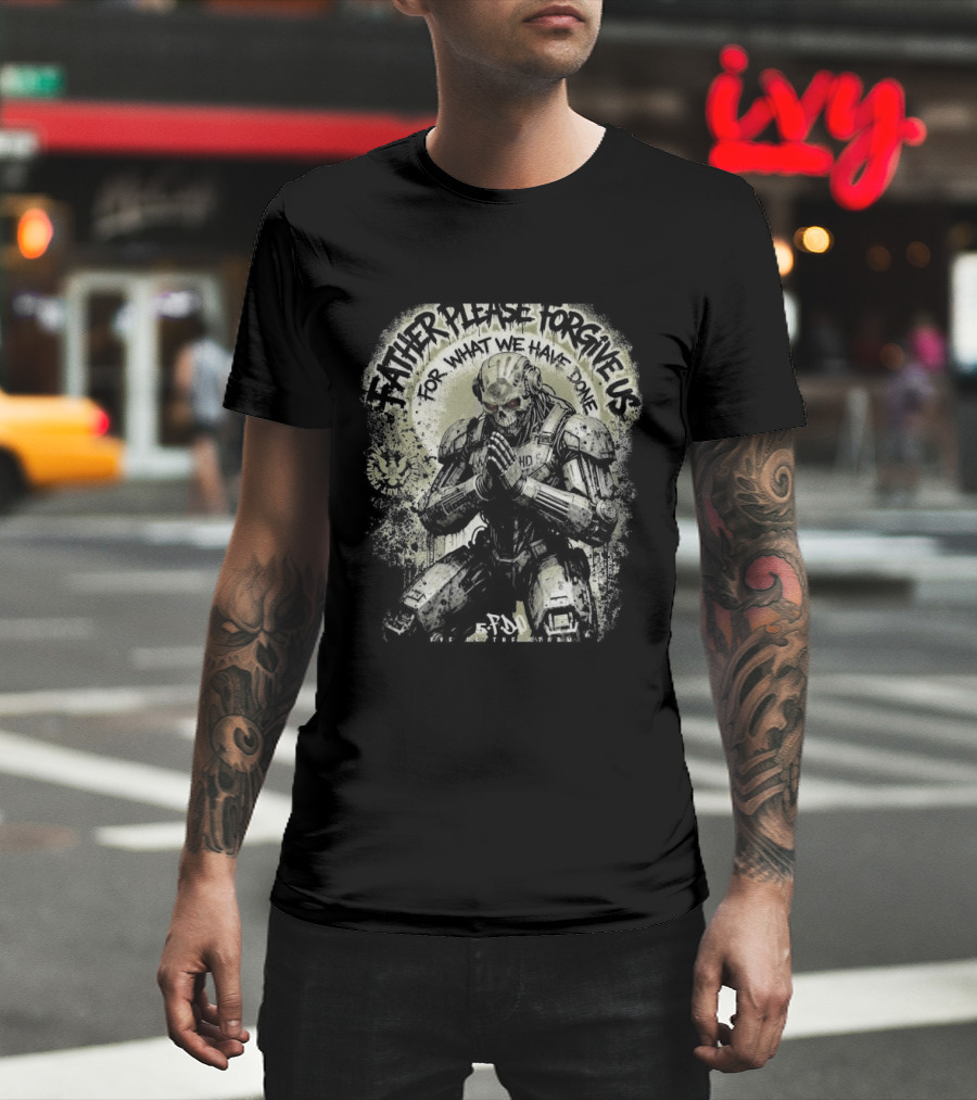 5 Finger Death Punch Father Please Forgive Us For What We Have Done Eye Of The Storm 2026 May 15 2026 T-Shirt