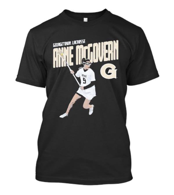Anne McGovern Georgetown Lacrosse Player Number 9 T-Shirt