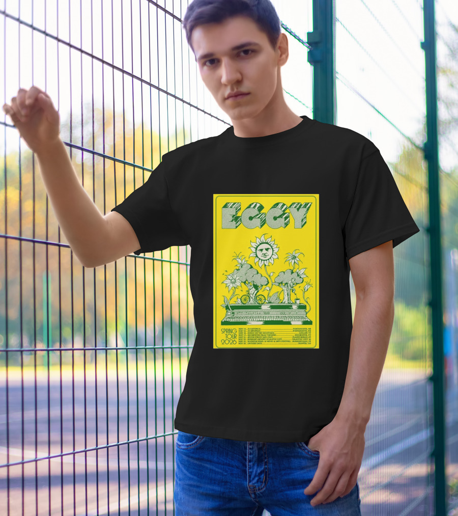 Eggy Spring Tour 2026 Concert With Sunflower And Piano T-Shirt