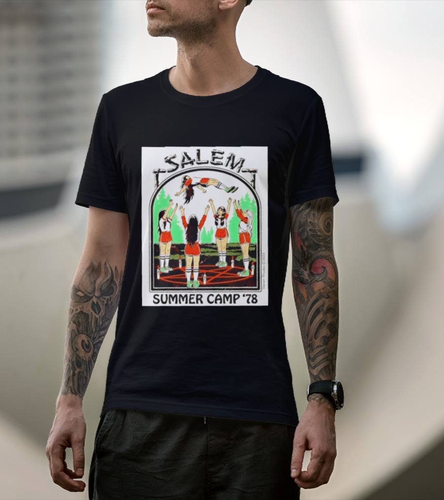 Salem Summer Camp '78 Ritual With Girls In Red And White Outfits T-Shirt