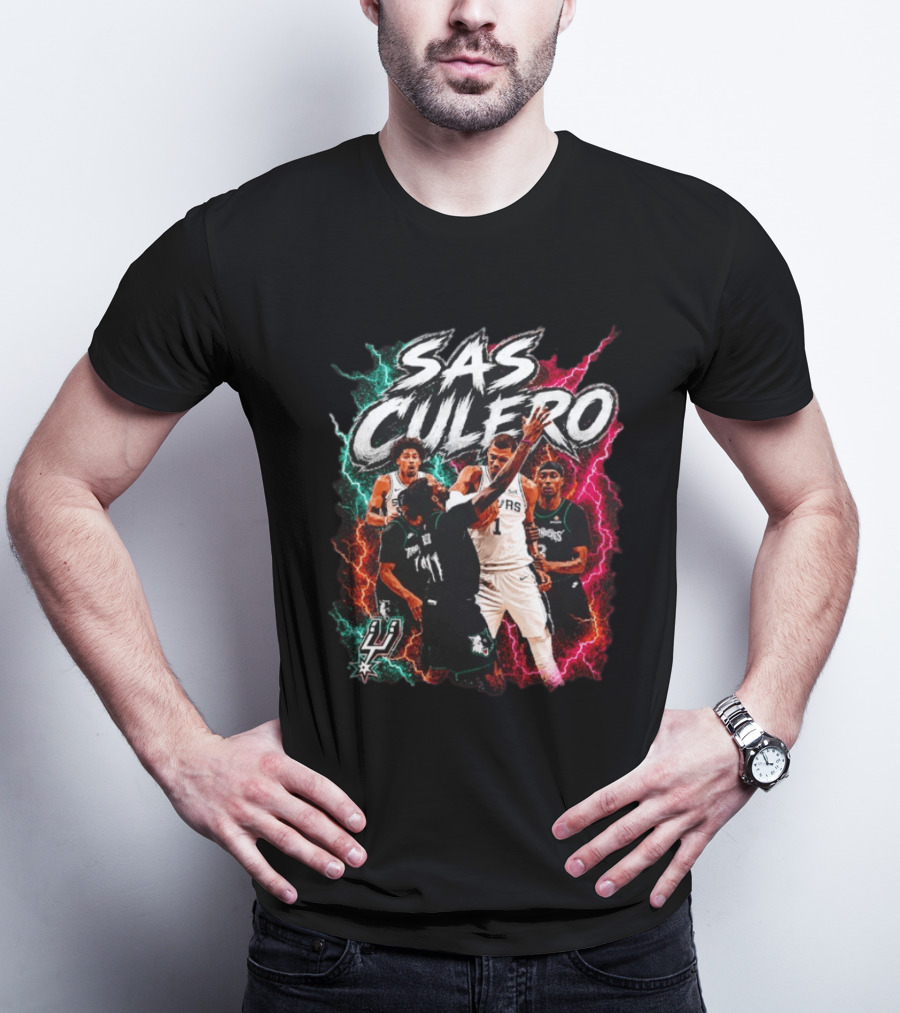 Sas Culero San Antonio Spurs Vs Minnesota Timberwolves Basketball Players T-Shirt