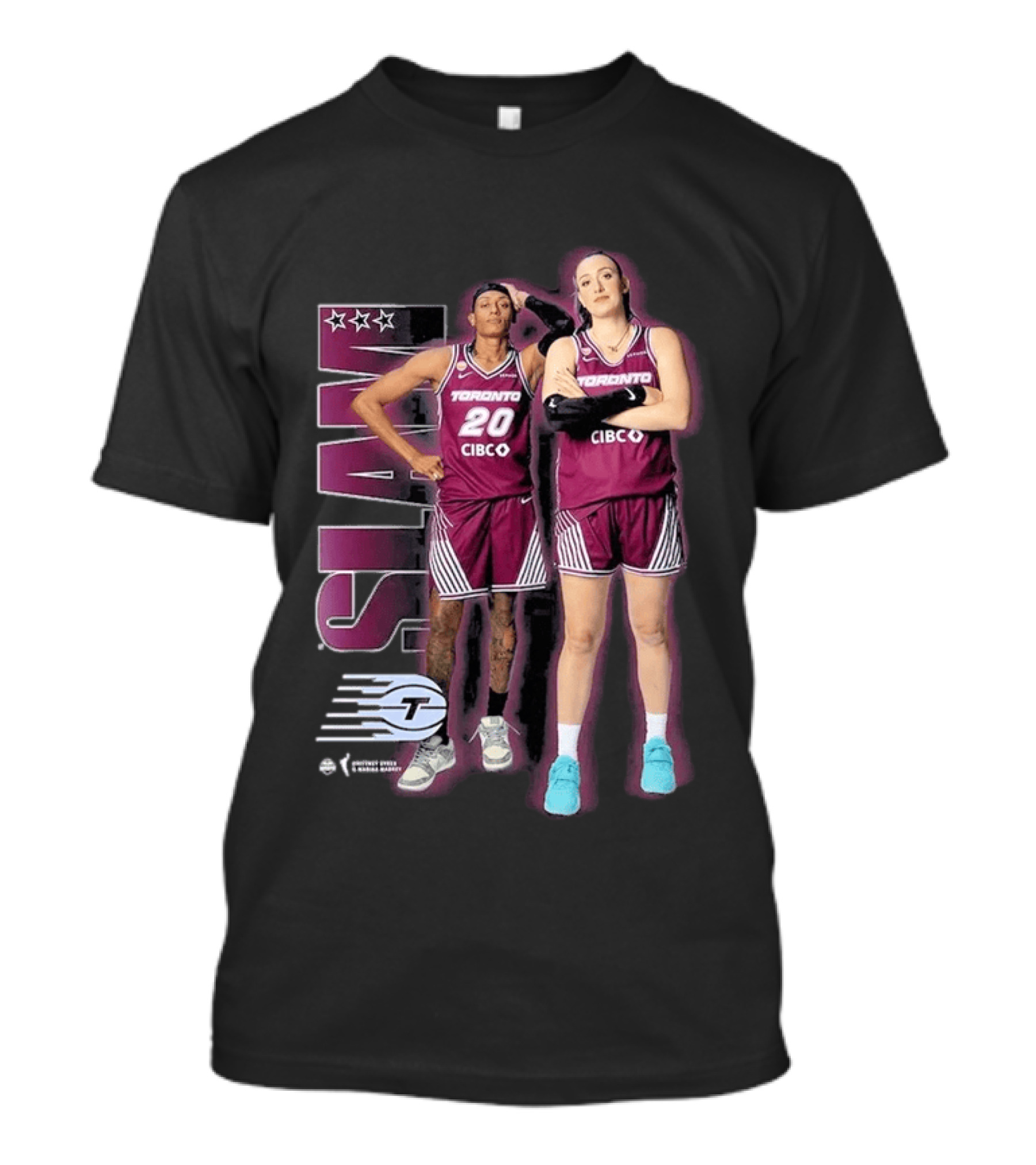Slam 262 Toronto Marina Mabrey Brittney Sykes Remix Heavy T-Shirt