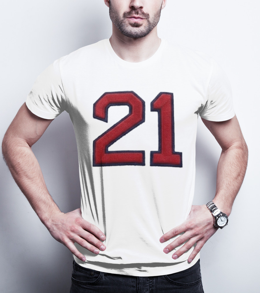 2026 Roger Clemens Boston No. 21 Hat Red 21 Embroidery T-Shirt