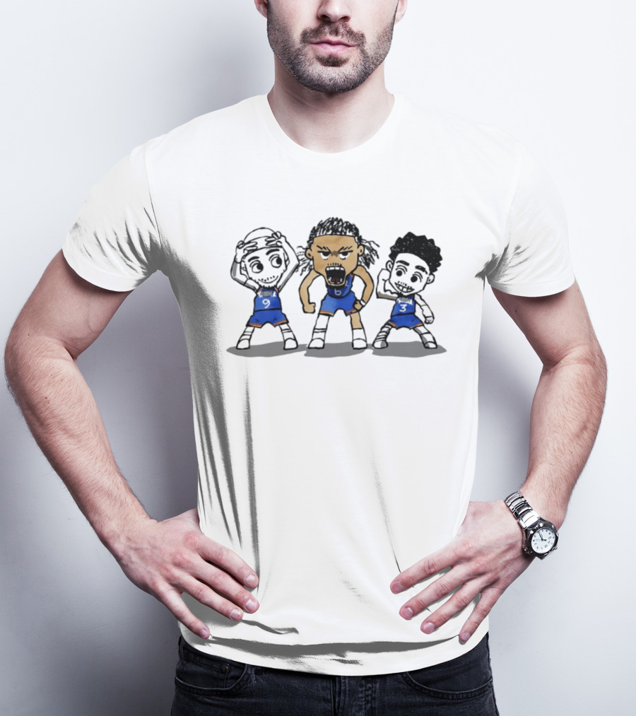 Oklahoma City Thunder Alex Caruso Jaylin Williams Jared McCain Cartoon Players T-Shirt