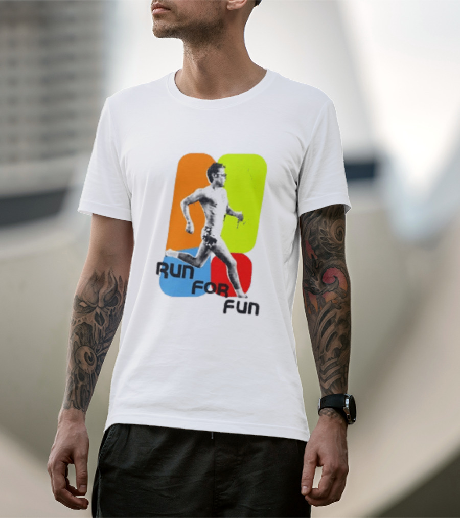 Run For Fun Harry Styles Colorful Running T-Shirt