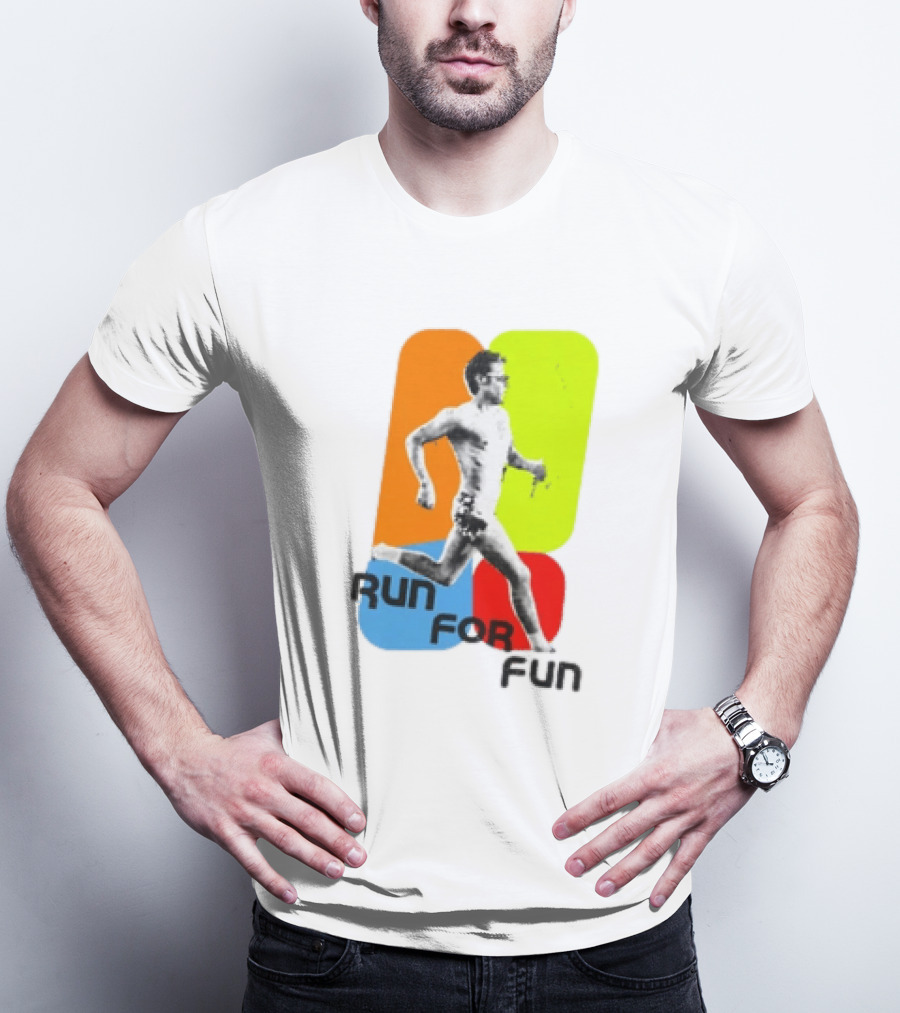 Run For Fun Harry Styles Colorful Running T-Shirt