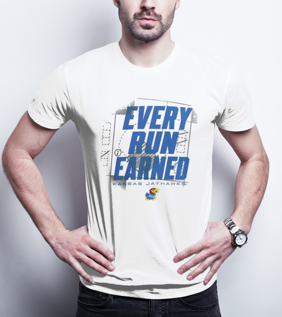 Kansas Jayhawks Every Run Earned 2026 Postseason Dugout T-Shirt