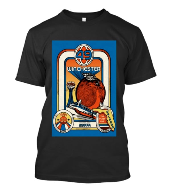 49 Winchester Orlando May 30 2026 Plaza Live Florida Special Guest Marfa T-Shirt