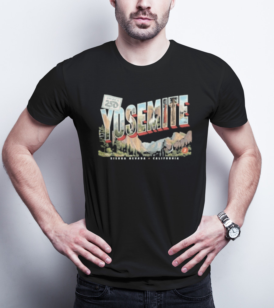 Yosemite Scenic Wonders America's National Parks Richer Nevada California T-Shirt