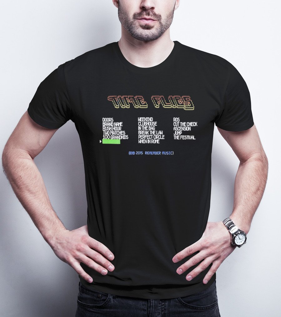 Mac Miller 8 Bit Time Flies 2009 Remember Music Naylor High Rise Perfect Circle Polo Jeans The Festival T-Shirt