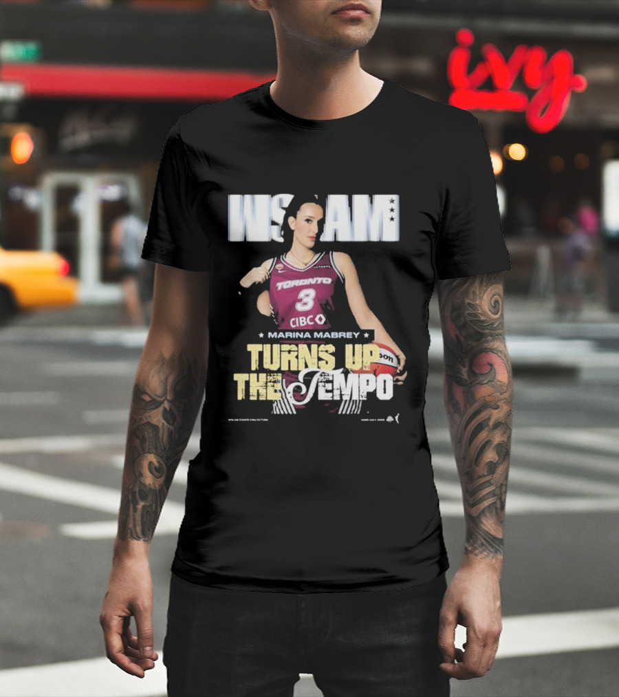 Slam 262 Marina Mabrey Toronto 3 CIBC Turns Up The Tempo T-Shirt