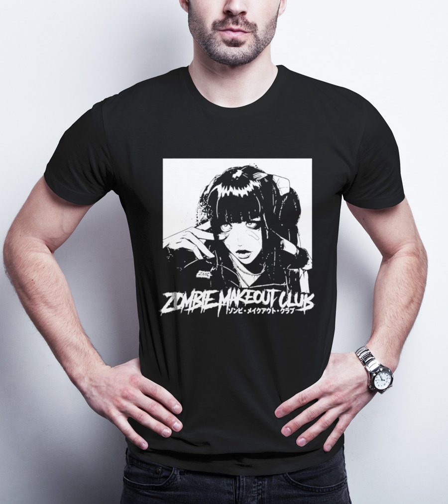 Zombie Makeout Club Manga Style Art Japanese T-Shirt