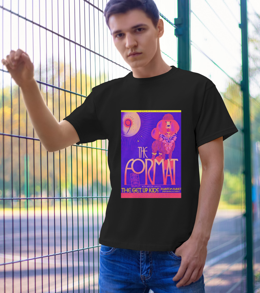 The Format October 9 2026 Radio City Music Hall The Get Up Kids Phantom Planet T-Shirt