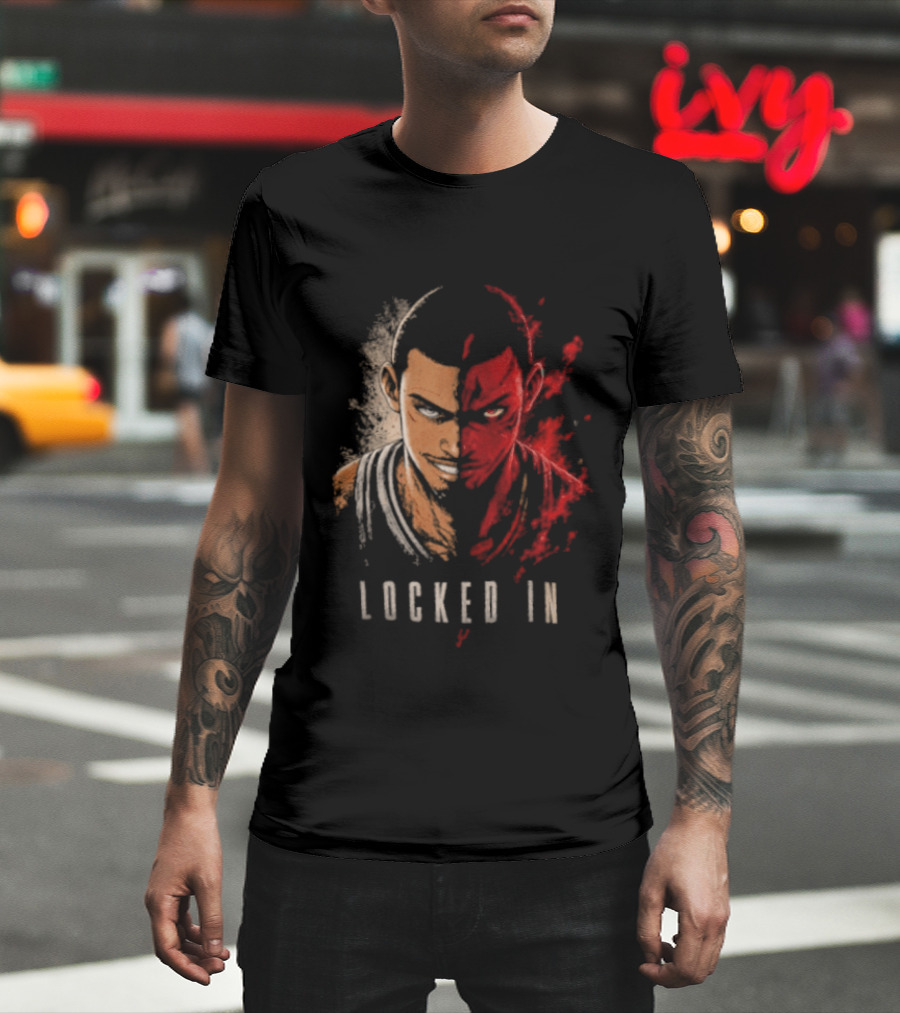 Jujutsu Kaisen San Antonio Spurs Victor Wembanyama Locked T-Shirt
