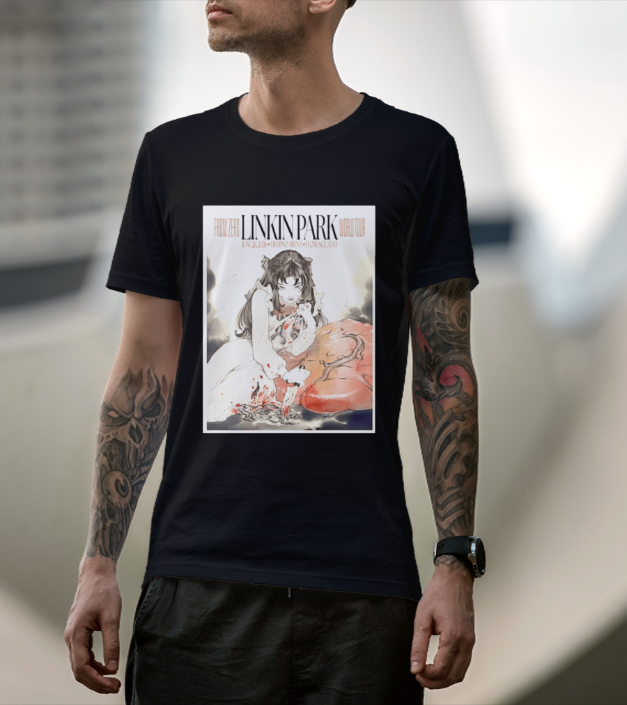 From Zero Linkin Park June 26 2026 Visarno Arena Florence World Tour T-Shirt
